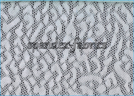 Nylon Lycra 4 Way Stretch Lingerie Power Mesh Fabric Leopard Textured Design