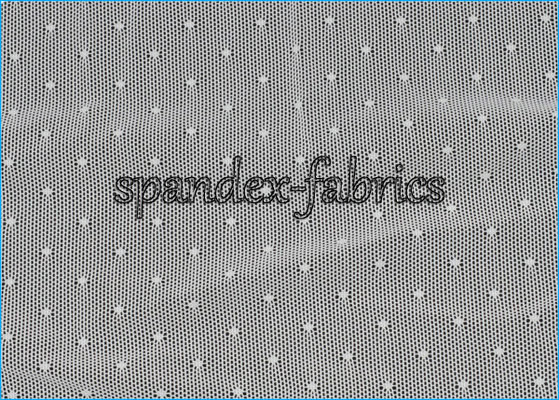 Elastic Lace Fabric Power Mesh Fabric Nylon Spandex Jacquard Polka Dots