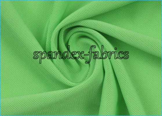 Green 4 Way Stretch Nylon Spandex Fabric Powernet / Power Mesh Fabric  160gsm
