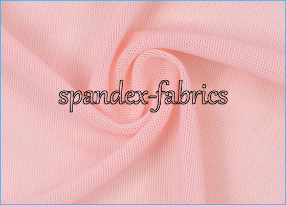 Pink 4 Way Stretch Nylon Spandex Powernet Fabric for Lingerie, Garment