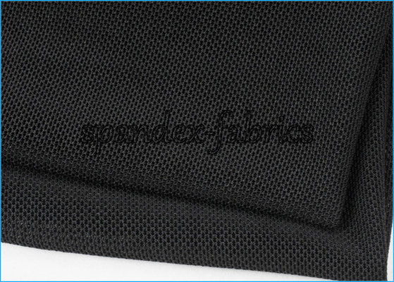 Black See Through DRI-TEK Performance Powernet Fabric for Cheerleading Cloth