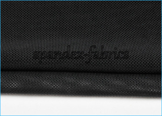 Black See Through DRI-TEK Performance Powernet Fabric for Cheerleading Cloth