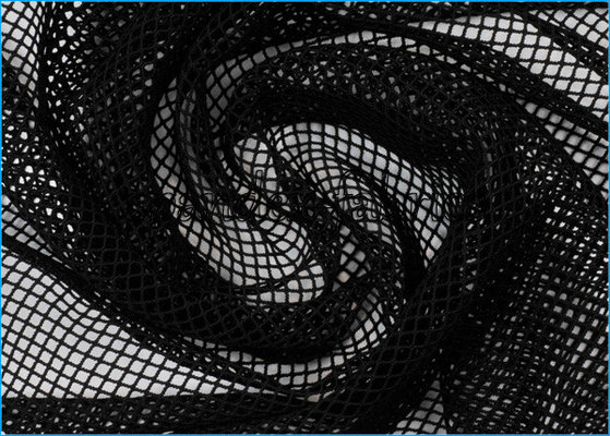Diamond Stretch Smooth Mesh Nylon Spandex Open Mesh Fabric for Sexy Lingerie