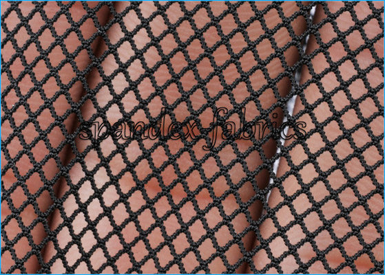 Diamond Stretch Smooth Mesh Nylon Spandex Open Mesh Fabric for Sexy Lingerie