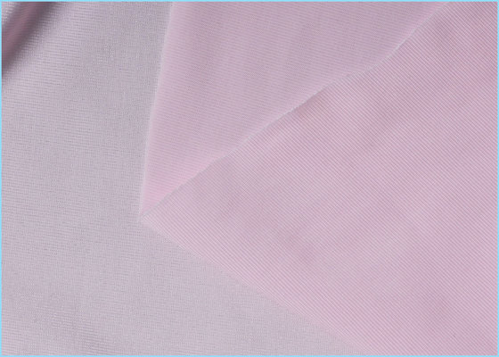 4 Way Stretch Pink Matt Polyester Spandex Fabric For Sexy Underwear 1.5m * 180gsm