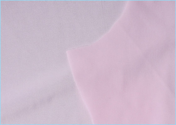 4 Way Stretch Pink Matt Polyester Spandex Fabric For Sexy Underwear 1.5m * 180gsm
