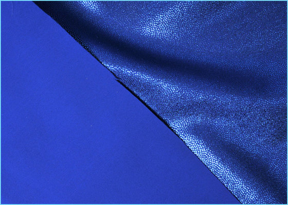 1.5m X 220gsm Holographic Dots Nylon Spandex Foil Print Fabric for Performance Wear