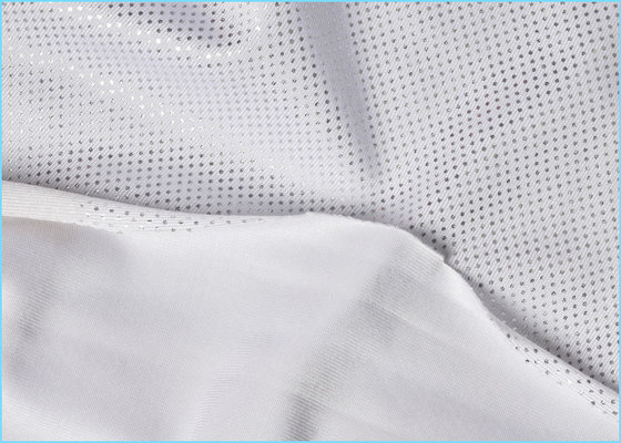 Mystique Spandex Sparkly Jewels Dot White Stretch Fabric 88% Polyester 12% Spandex