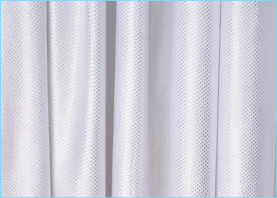 Mystique Spandex Sparkly Jewels Dot White Stretch Fabric 88% Polyester 12% Spandex