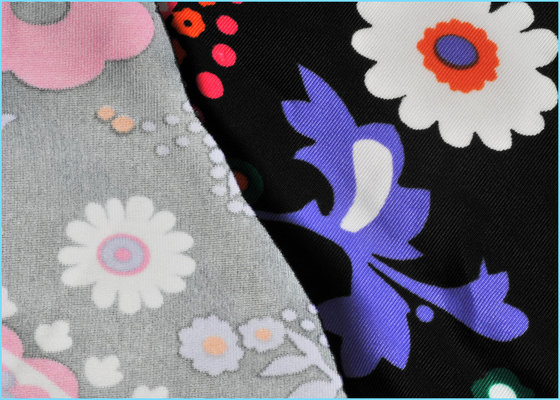 Paisley Print Fabric / Polyester Lycra 4 Way Stretch Printed Spandex Fabric  1.5m*180gsm
