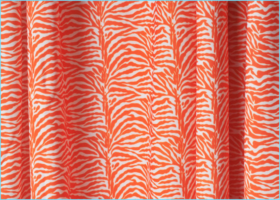 Tiger Stripe Fabric / Matt Nylon Lycra Printed Spandex Fabric For Underwear  1.5m*220gsm