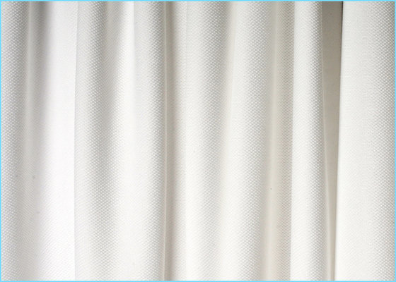 75D White 100% Polyester Athletic Pique Fabric / Dri Fit Fabric 1.85m * 145gsm