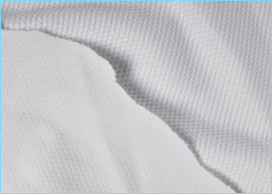 Bubble Design 100 Polyester Mesh Fabric For Sportswears / Dri Fit Fabric 1.4m * 165gsm