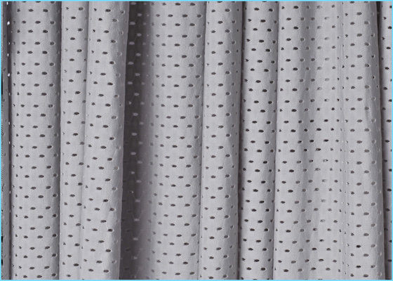 Grey Cool Nylon Spandex Sheer Stretch Mesh Fabric with 85% Nylon 15% Spandex Material