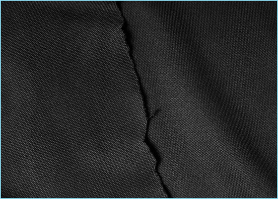 Black 100% Polyester Material Balckout Curtain Fabric / Knitted Microfiber Brushed Fabric