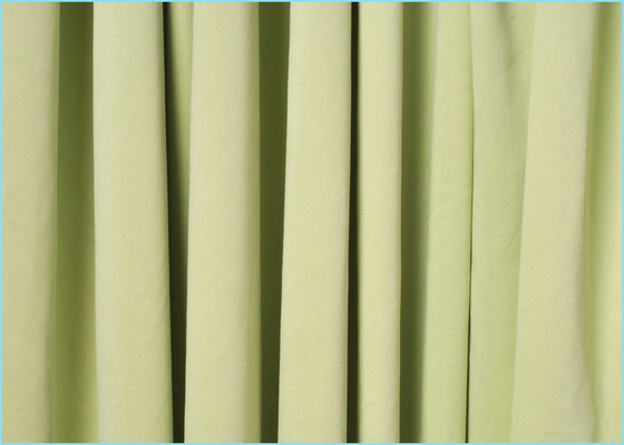 Needle Three Technology Polyester Microfiber Fabric / Durable Plain Dyed Micro Knit Fabric