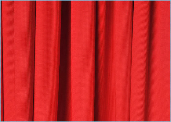 Weft Knitting Ottoman Fabric For Car Seat Covers / Spandex Polyester Fabric1.55m * 300gsm