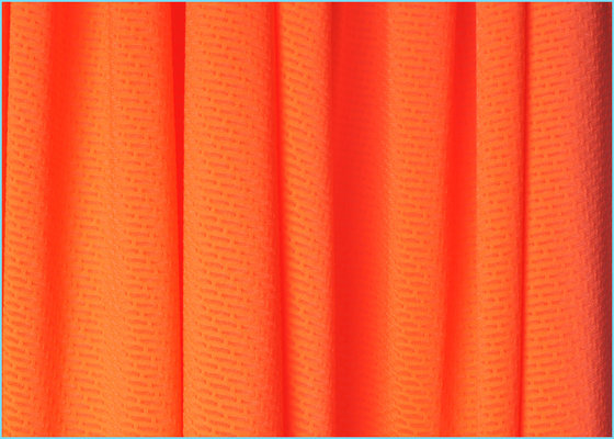 Rectangle Jacquard Nylon Spandex Sportswear Fabric , Plain Dyed Sports Clothing Fabric