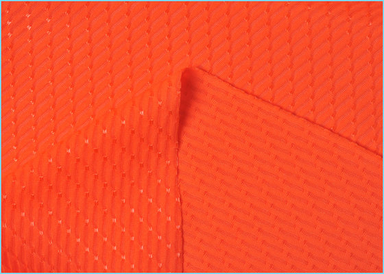 Rectangle Jacquard Nylon Spandex Sportswear Fabric , Plain Dyed Sports Clothing Fabric