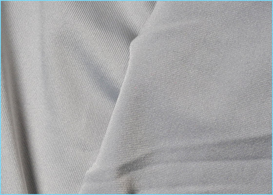 OEM Custom Grey 100D Polyester Spandex Fabric for Ladies Underwear / Sexy Bra 1.7m*180gsm
