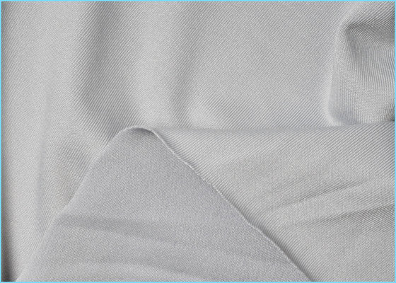 OEM Custom Grey 100D Polyester Spandex Fabric for Ladies Underwear / Sexy Bra 1.7m*180gsm