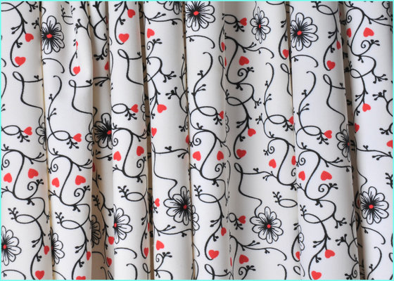 Cirrus Nylon Swimwear Lycra Fabric , Elegant Printed Spandex Fabric