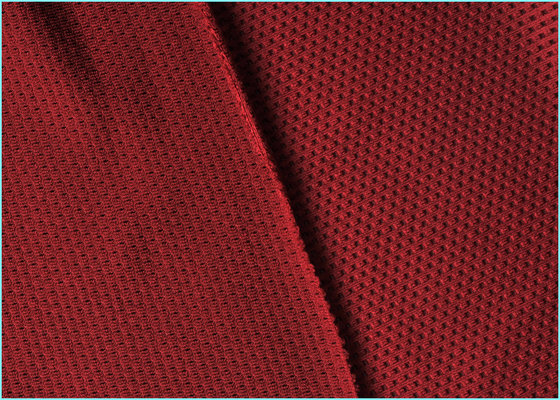 Wine Red 4 Way Stretch Mesh Spandex Polyester Fabric Tear Resistant