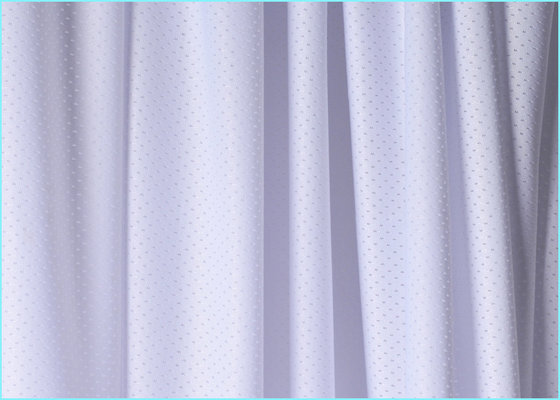 White Weft knitting Butterfly Mesh Fabric Dri Fit Material 100% Polyester Shrink-resistant