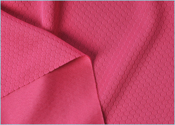 Rose Football Design Dri Fit Fabric / Mesh100 Polyester Knitting Fabric 1.8m * 145gsm