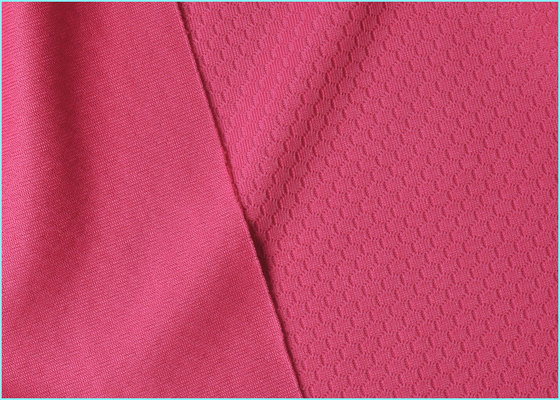 Rose Football Design Dri Fit Fabric / Mesh100 Polyester Knitting Fabric 1.8m * 145gsm