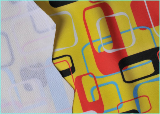 1.5m X 220gsm Warp Knitting 4 Way Stretch Geometric Pattern Spandex Fabric