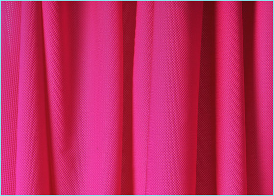 Polyester Spandex Jacquard Sportswear Fabric , Linterlining / T-shirt Stretch Mesh Fabric