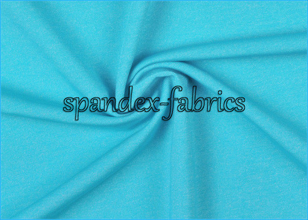 Light Blue Melange Weft Knitting Supplex Lycra Fabric Lightweight Space Dyed