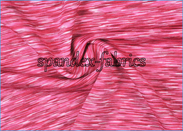 Scarlet Swirl Rainbow Space Dyed 87% Polyester 13% Spandex Supplex Lycra Fabric For Dance Wear