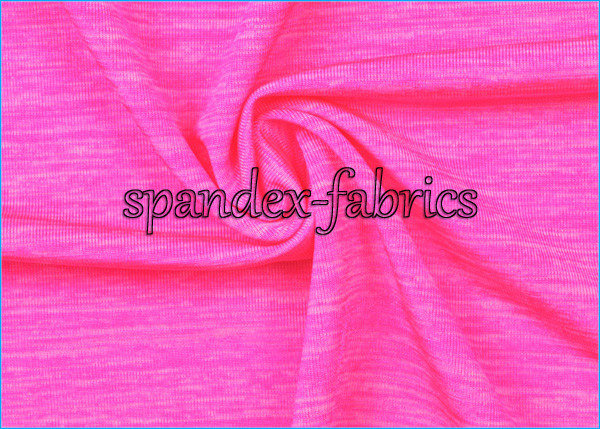 70% Nylon 20% Polyester 10% Spandex Pink Sports Space Dyed Fabric for Running