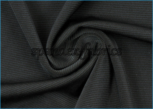 270gsm Heavy Weight Swimwear Fabric 43 Nylon 42 Polyester 15 Spandex Grossus Rib Pattern