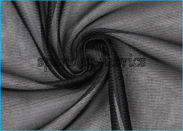 Sheer Look Knit Lining Fabric , Tricot Semi Gloss Lining Fabric 80gsm