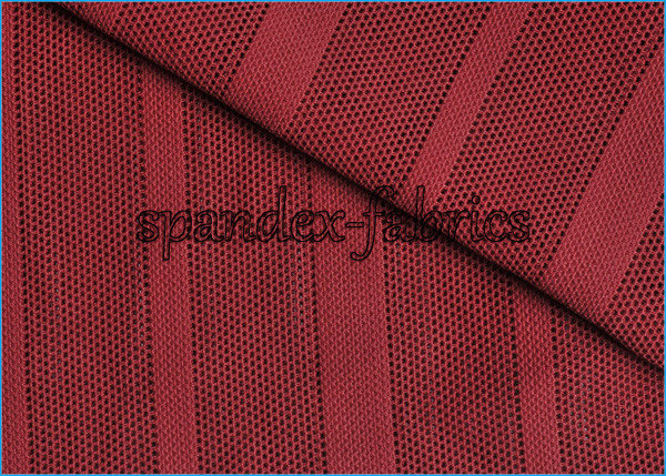 Stripe Design Jacquard Power Mesh Fabric Lingerie Swimwear Power Net Fabric