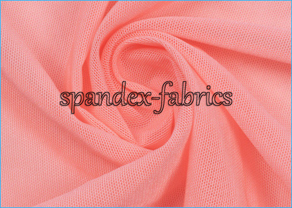 90%Nylon 10%Spandex 40D/40D Semi-gloss Pink Power Net Fabric for Dress Lining