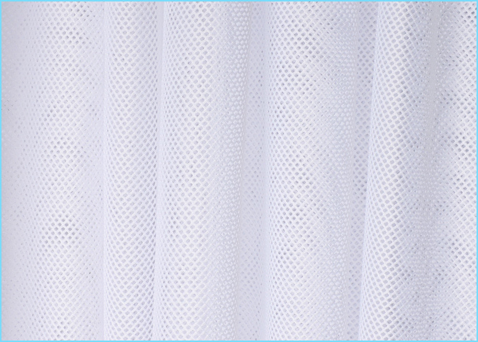 Quadrangle Design 100% Polyester Tricot Mesh Fabric For Shoes 1.5m * 75gsm