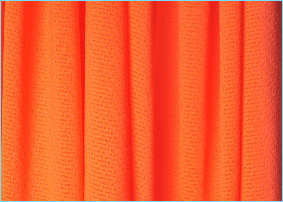 Rectangle Jacquard Nylon Spandex Sportswear Fabric , Plain Dyed Sports Clothing Fabric