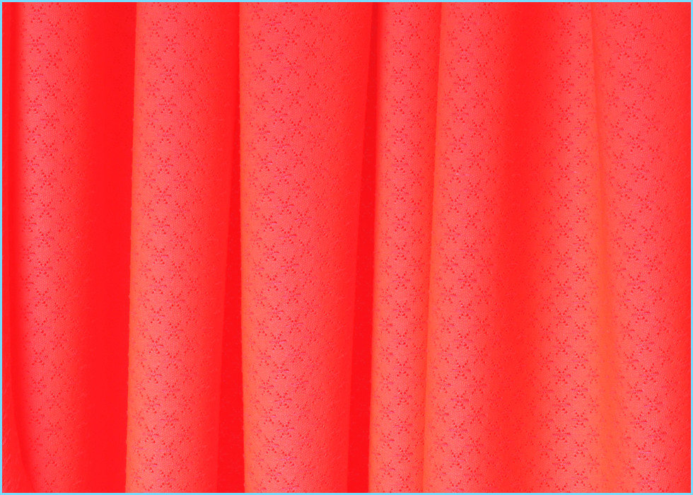 Snowflake Jacquard Sportswear Fabric 4 Way Stretch Mesh 1.5m X 160gsm