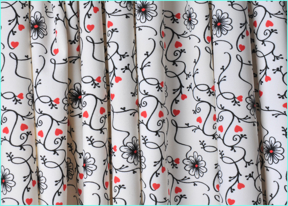 Cirrus Nylon Swimwear Lycra Fabric , Elegant Printed Spandex Fabric