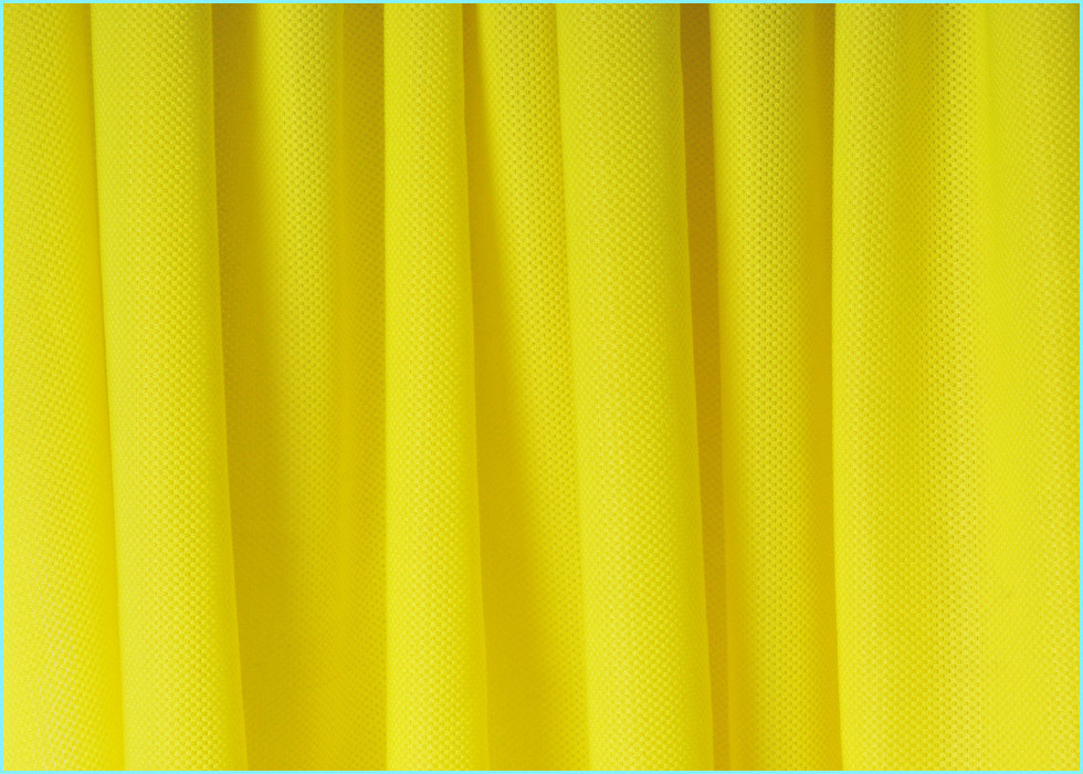 Jacquard Quick Dry Apparel Fabric , Yellow Butterfly Polyester Spandex Mesh Fabric