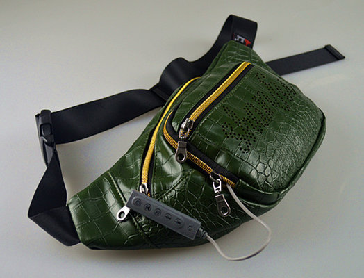 Fashion Waist Pack  Waist speaker bag 3.5mm 5W L 38cm x 16cm x 7cm CM-01