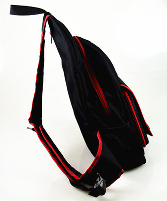 Triangle Speaker Backpack  black with red edge M01 , backpack sound system