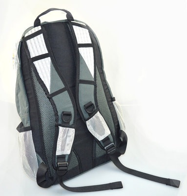 Comfortable Bluetooth Speaker Backpack silvery bottom surface with two naturals pattern Q-04