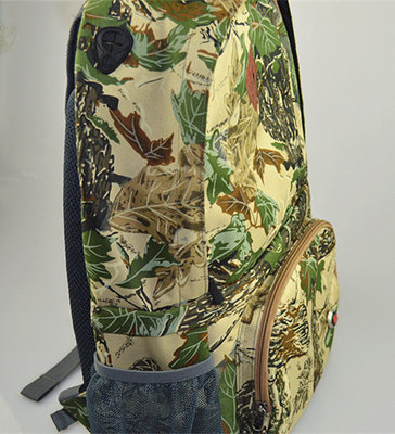 Jungle green pattern Bluetooth Speaker Backpack bluetooth bag QC-01