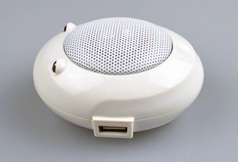 Portable mini bluetooth speakers white plastic shell appearance T-01