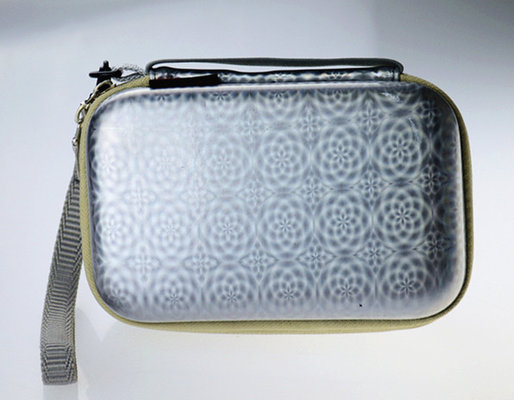 Silvery  loudspeaker  Mp3 speaker bag PPC hot pressing template HM-03
